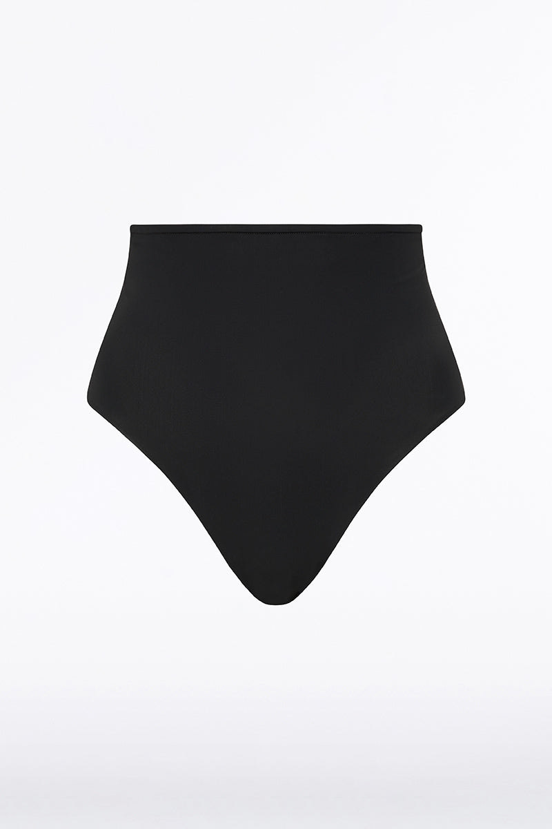 BLACK INTIMA JERSEY WAISTED HIGH CUT BRIEF – Carla Zampatti