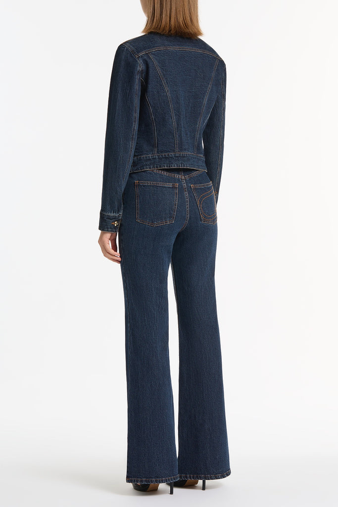 DARK INDIGO BOOTLEG DENIM JEANS – Carla Zampatti