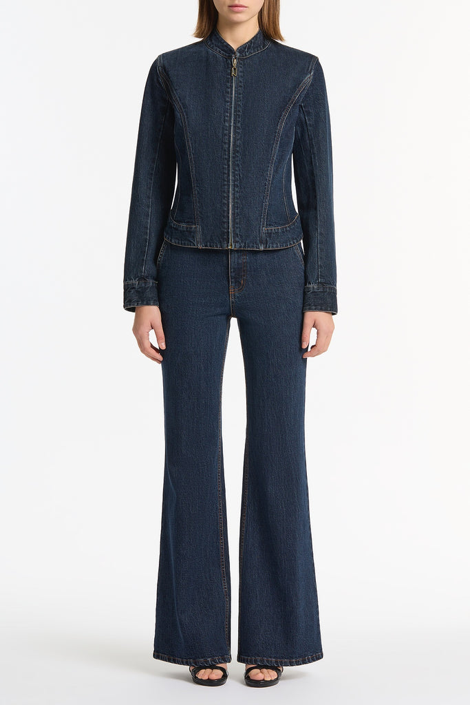DARK INDIGO BOOTLEG DENIM JEANS – Carla Zampatti