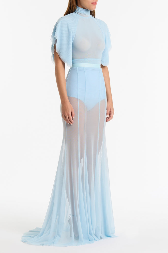 PALE BLUE INTIMA HIGH WAISTED FULL BRIEF – Carla Zampatti