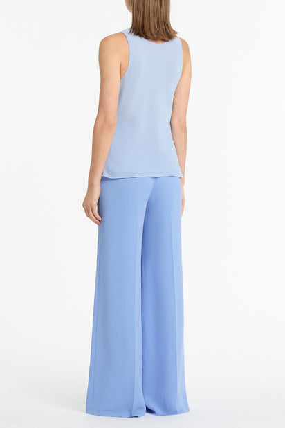 POWDER BLUE GEORGETTE SCOOP CAMI – Carla Zampatti