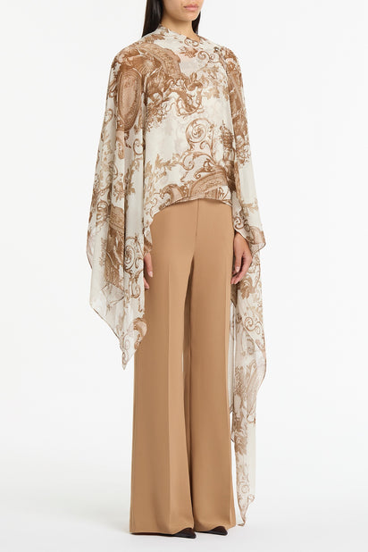 RENAISSANCE GEORGETTE CASCATA WRAP – Carla Zampatti