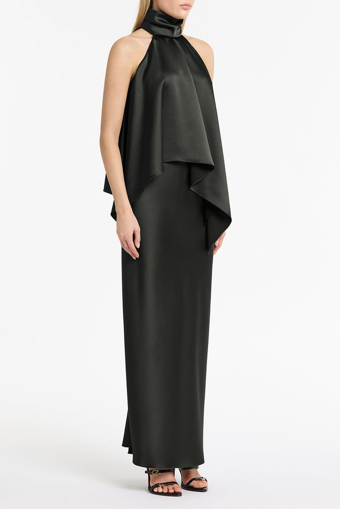 STERLING SATIN DRAPED HALTER TOP – Carla Zampatti