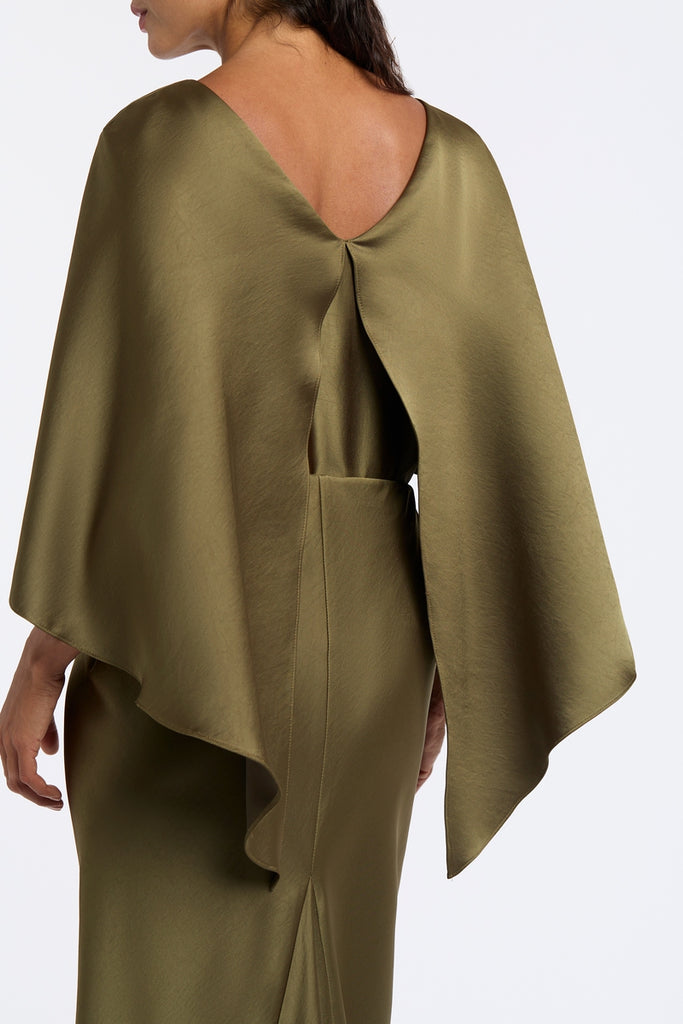 IVY SATIN CAPE TOP – Carla Zampatti